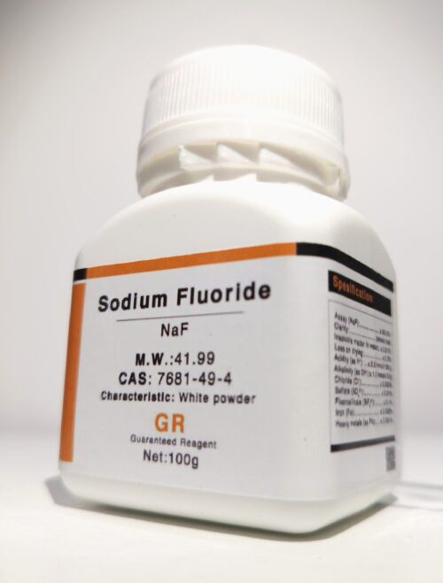 Sodium Fluoride (NaF) – GR Grade 100g – danchemical.co.id