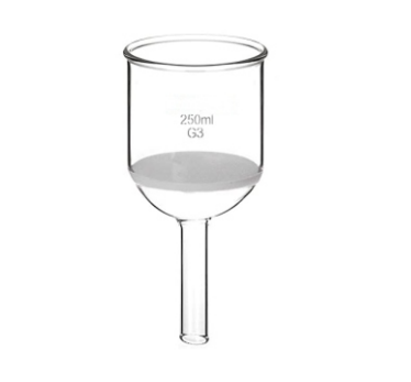 Filter Funnel (Buchner Funnel) with Fritted Disc with Ground Joint ...