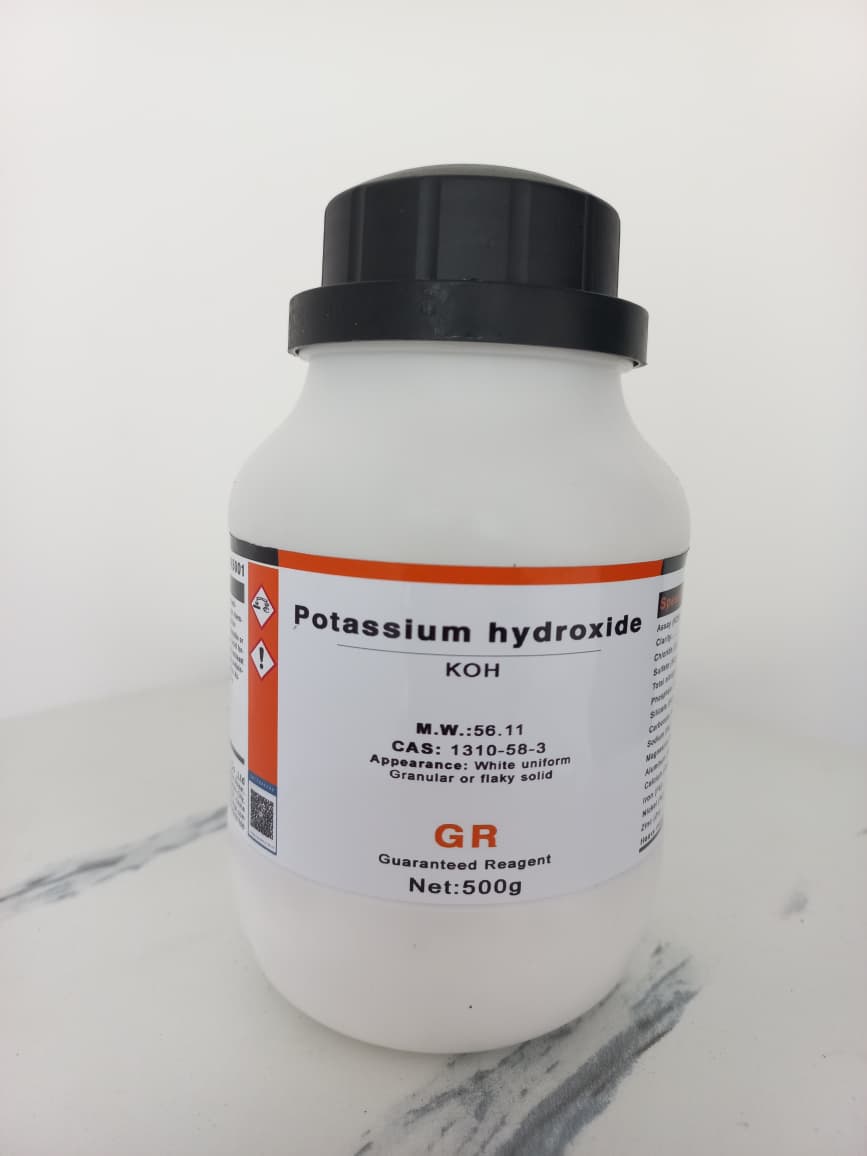Jual Potassium Hydroxide (KOH) – Guaranteed Reagent 500 g – PT ...